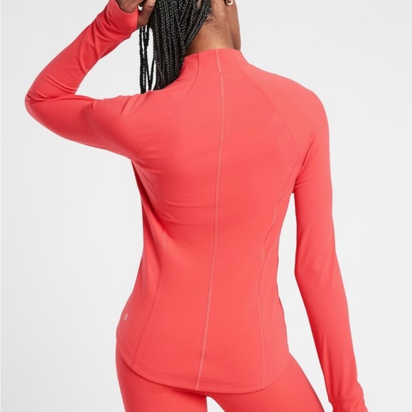 Athleta | Jackets & Coats | Nwtathleta Lychee Red Salutation Jacket ...